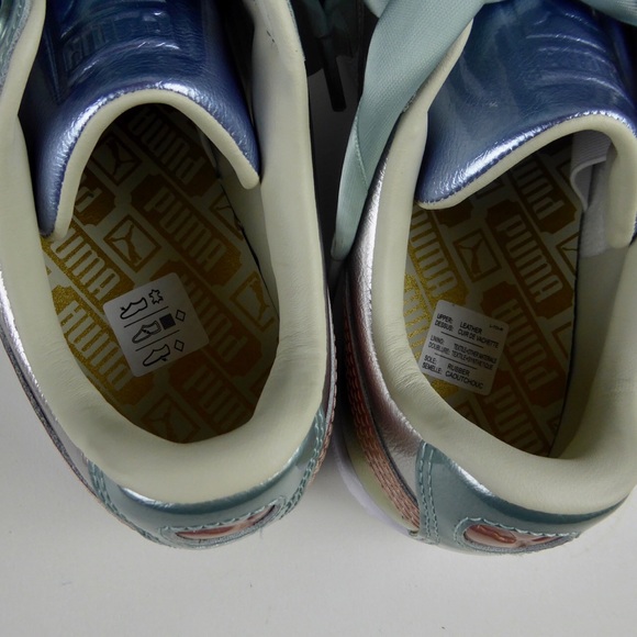 Puma | Shoes | Puma Basket Heart Bauble Colorblock Sneakers Nib | Poshmark